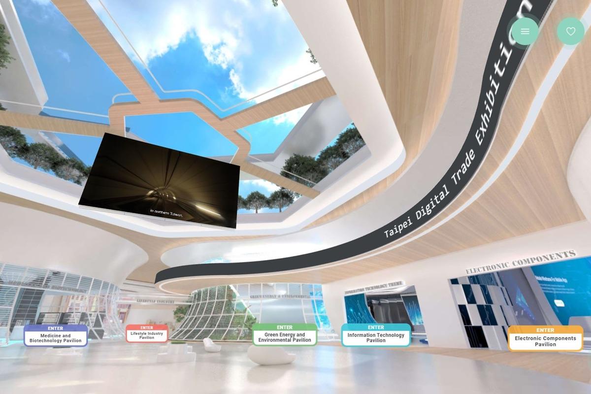 2022 The Taipei Digital Trade Center is officially launched, and the VR online trading platform ...